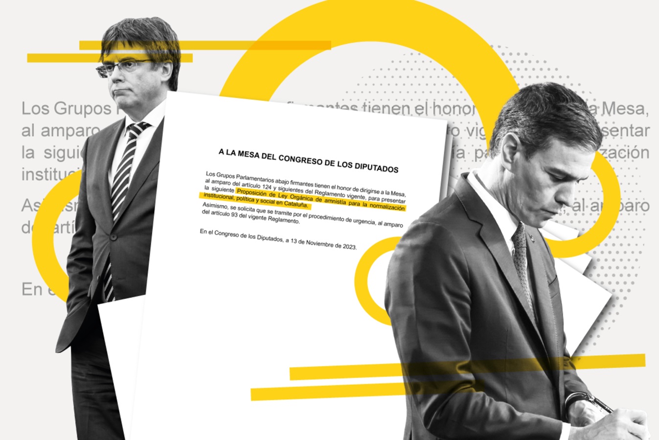 Tramitan de forma exprés la ley de amnistía para exonerar a 400 catalanes